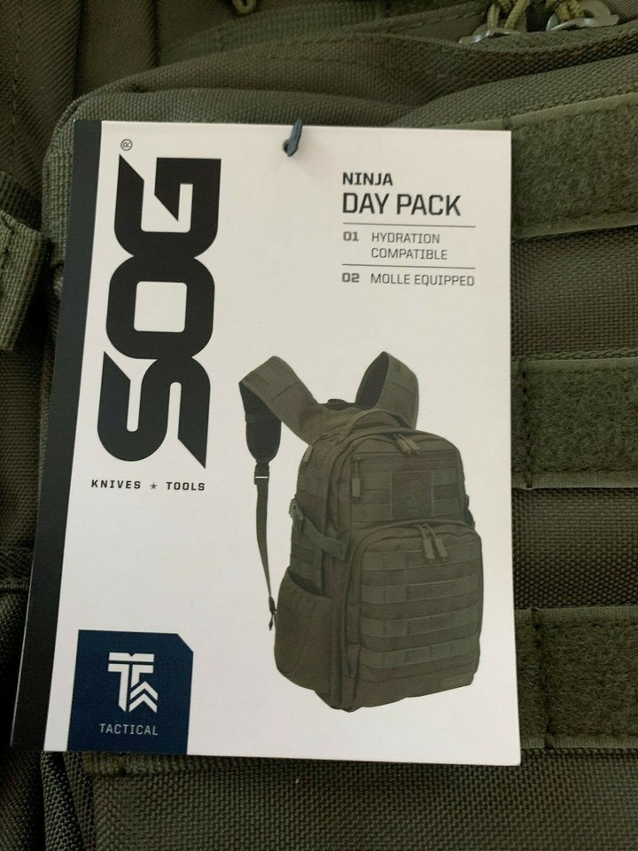 New Olive YPB001SOG-ODRB SOG Ninja Tactical Day Pack | eBay