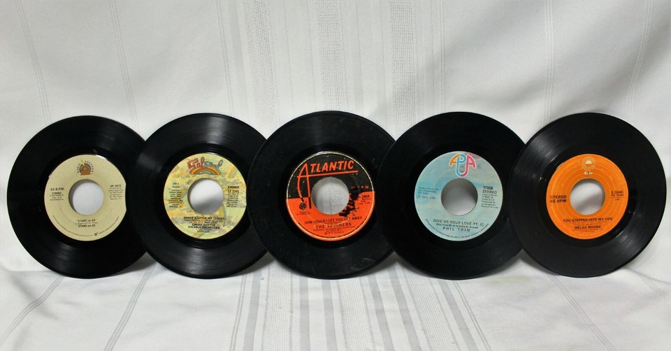 Lot of 25 Vintage 7" 45 RPM Records | eBay