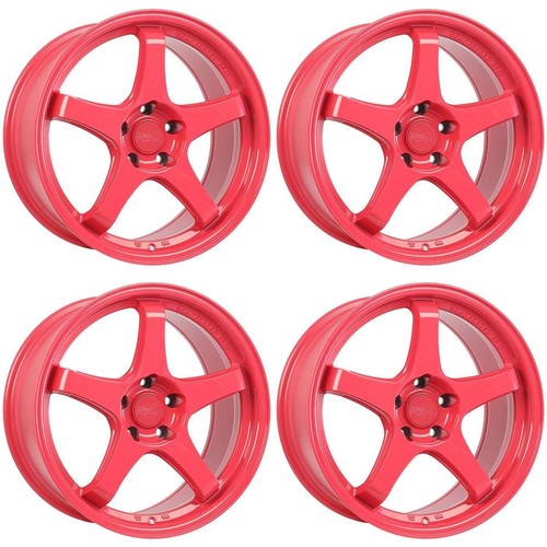 Set of 4 17in Pink Alloy Wheel Rims for Jeep Wrangler, FMJ7G21 5x114.3 ...