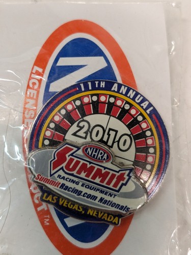 2010 NHRA 11th Annual Summit Racing Event Pin - Las Vegas Nevada - Free ...