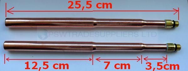 COPPER TAP TAILS MONOBLOCK TAPS M10x15MM | eBay UK