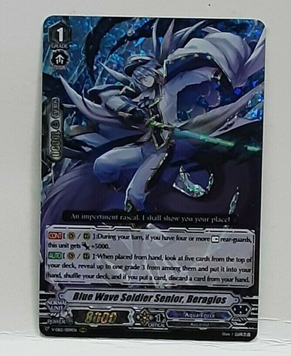 Cardfight! Vanguard Blue Wave Soldier Senior, Beragios V-EB12/009ENRRR ...