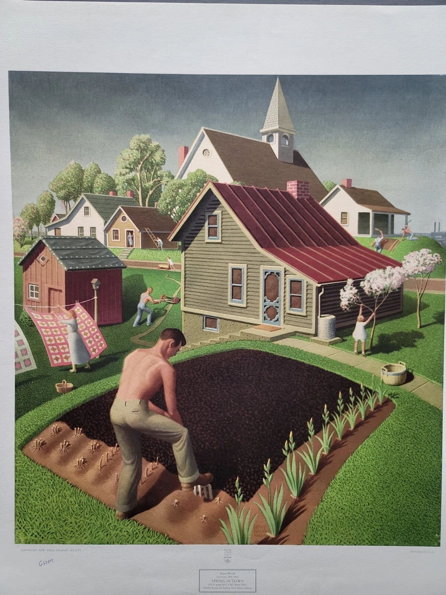 Grant Wood Spring In Town