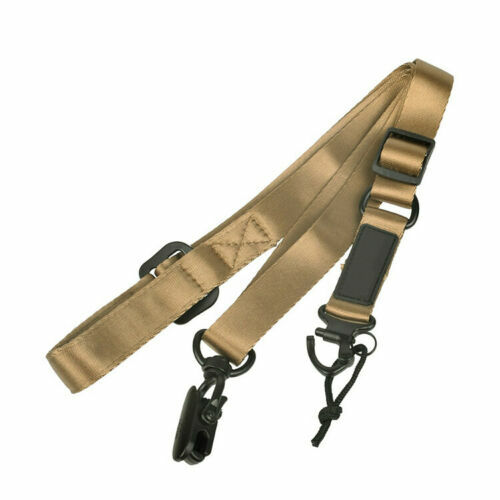 Tactical One1or 2 Single Point Sling Strap Bungee Rifle Gun Sling with ...