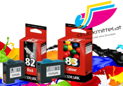 Original Lexmark 82 83 Encre Cartouche Noir/Coloré pour X 5100 6100 Z ...