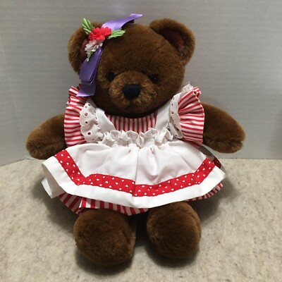 Dakin Bonnie Beth Teddy Bear 12" Plush Vintage Dakin 1984 Mint ...