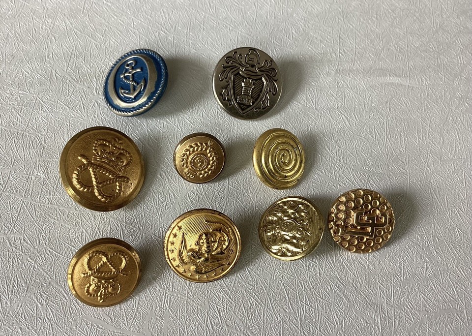 Vintage military buttons lot Old military buttons, mixed lot | eBay