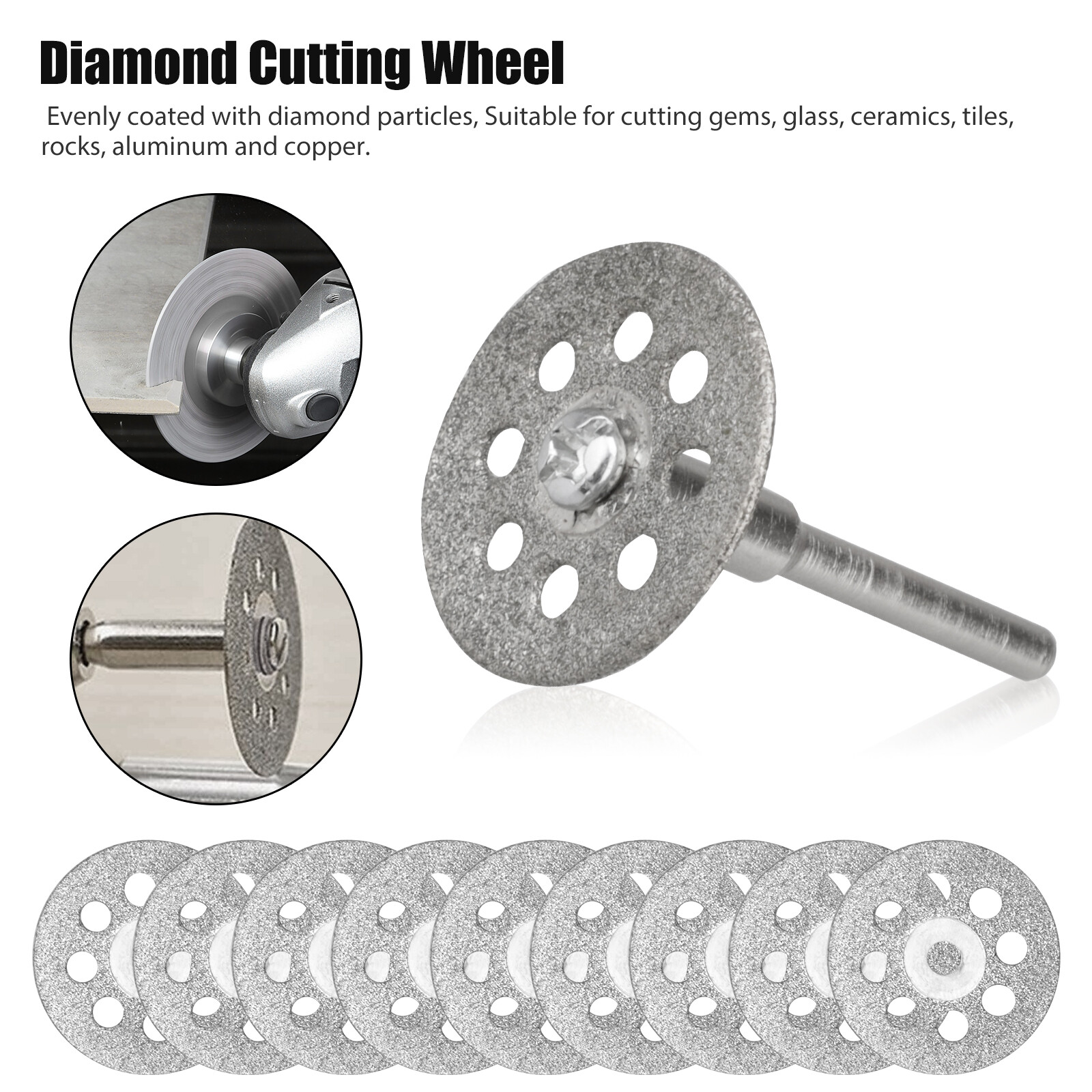 42Pcs Diamond Grinding Cutting Carving Bit Set For Dremel Rotary Tool ...