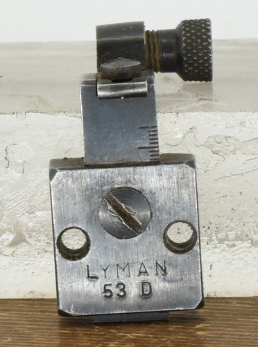 Vintage Lyman 53D Rear Receiver Sight Winchester 92 & Winchester 94 ...