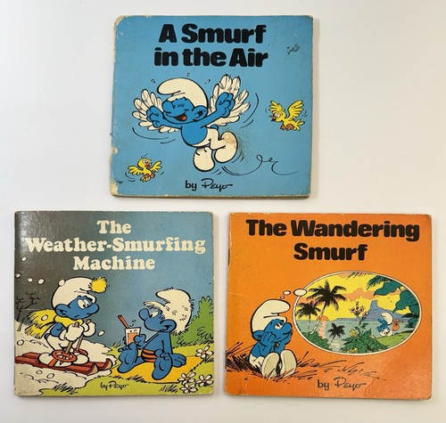 Smurf Mini Storybooks Lot Of 3 by Peyo Vintage 1980-1982 Random House ...