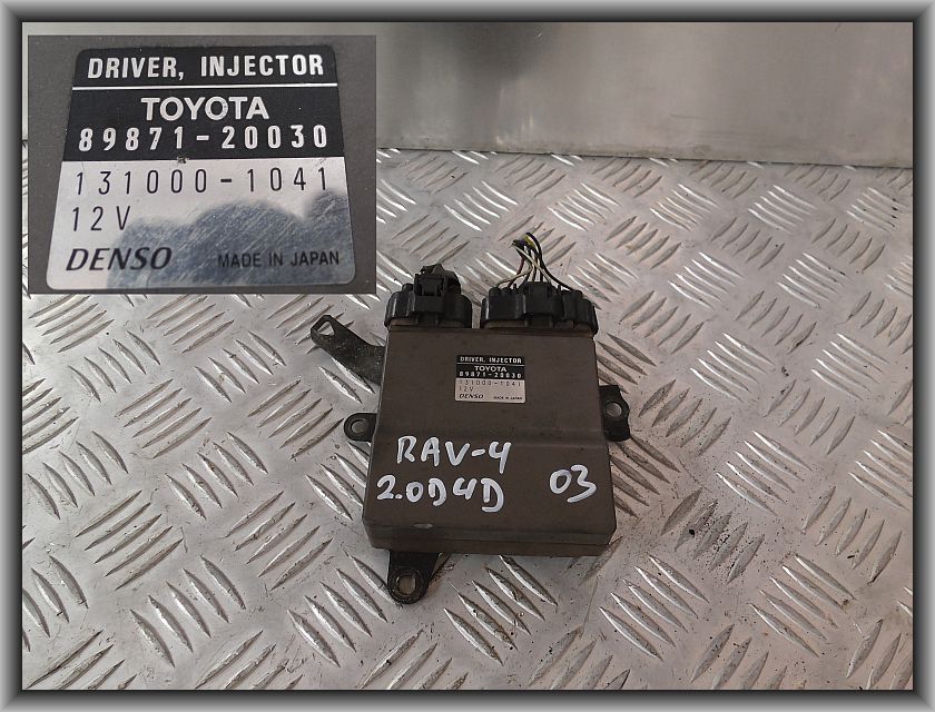 TOYOTA RAV4/COROLLA 2.0 INJECTOR DRIVER 89871-20030 131000-1041 | eBay