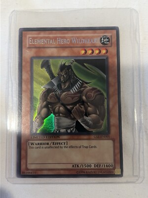 Elemental Hero Wildheart Limited Edition Yu Gi Oh GSE-EN001 | eBay