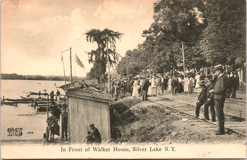 Postcard In Front of Walker House, Silver Lake N.Y. *C6200 | eBay