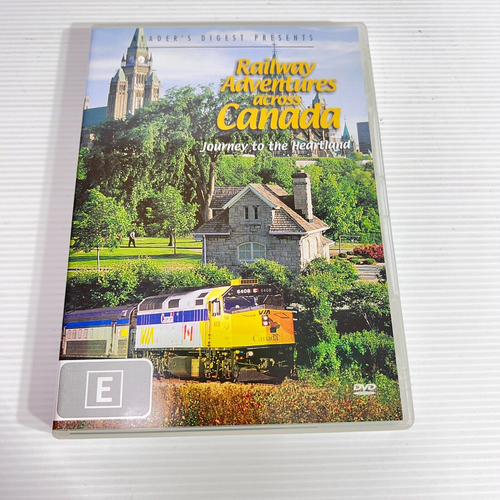 Railway Adventures Across Canada : Journey To The Heartland vgc dvd ...