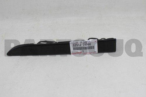 5251335060 Genuine Toyota FILLER, FRONT BUMPER, LH 52513-35060 | eBay