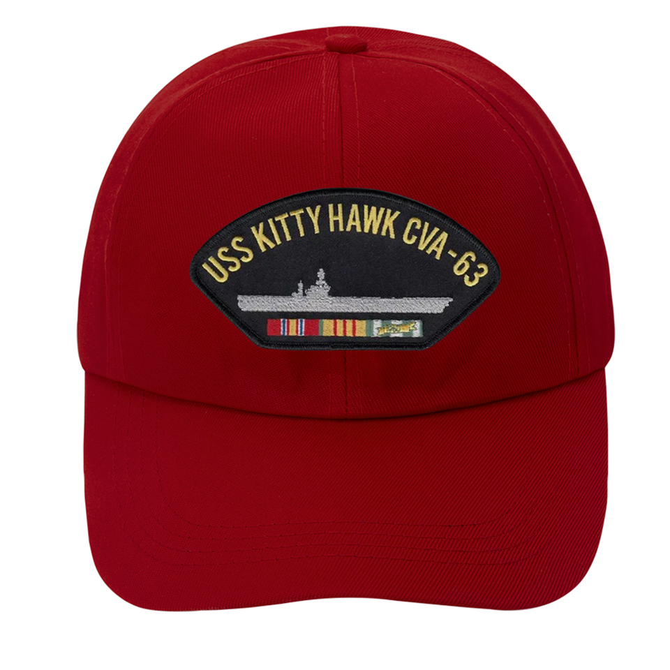 USS Kitty Hawk CVA-63 Vietnam Embroidered Hat, Veteran Cap,Trucker Hat ...