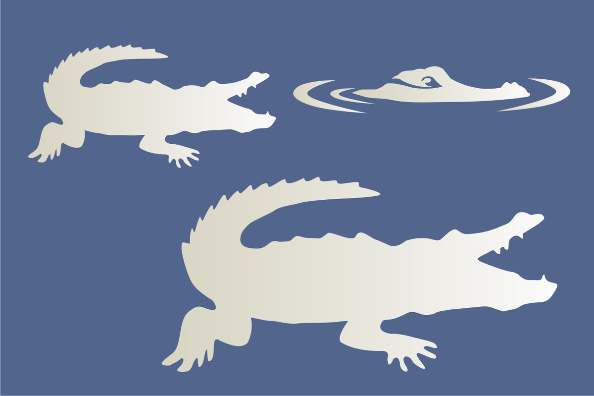 Alligator Stencil