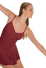 Dance Costume Body Wrappers K261 Burgundy Large Adult Contemporary ...