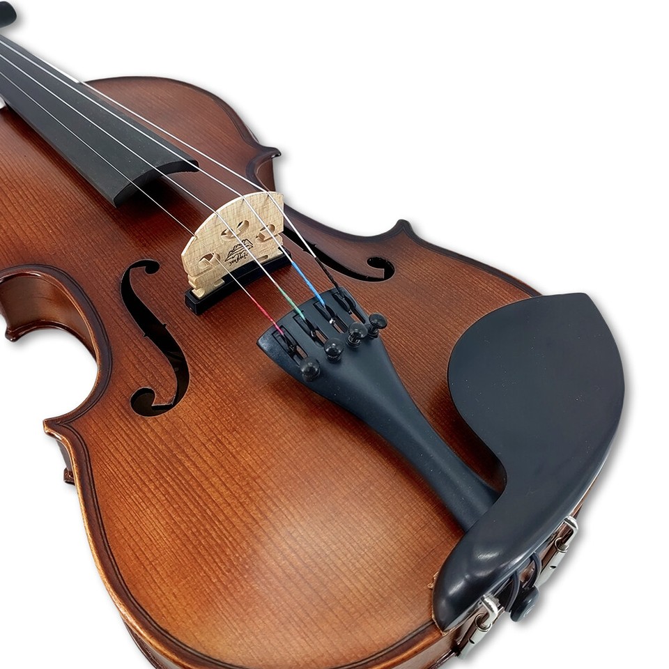 Left hand Electric Acoustic Violin 4/4 Maple Spruce Hand made Free Case ...