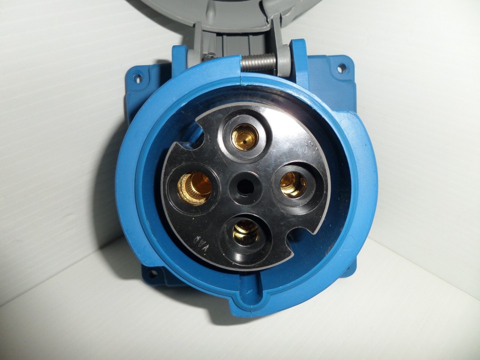 ⭐NEW TAKEOUT⭐ HUBBELL HBL4100R9W 100-Amp PIN&SLEEVE RECEPTACLE 250V ...