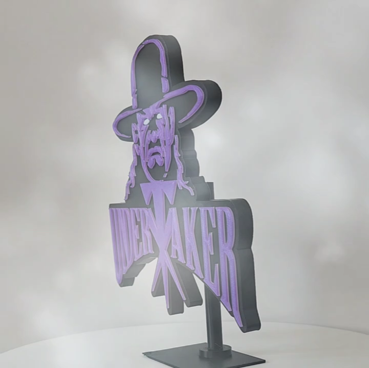 WWE Undertaker Wrestle Mania 3D printed stand | Wrestle Mania decor | eBay