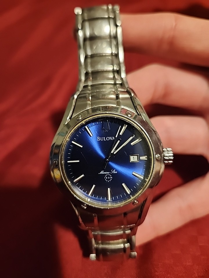 Men's Bulova Marine Star Watch 96g92 | eBay