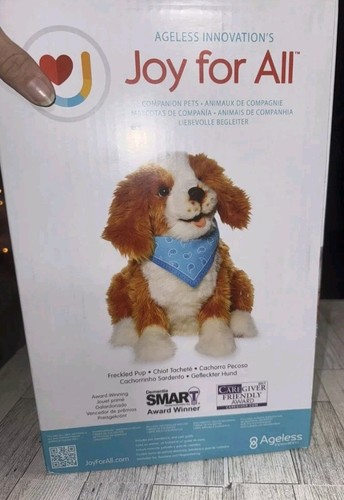 Ageless Innovations Joy For All Companion Pet Brown & White Dog ...