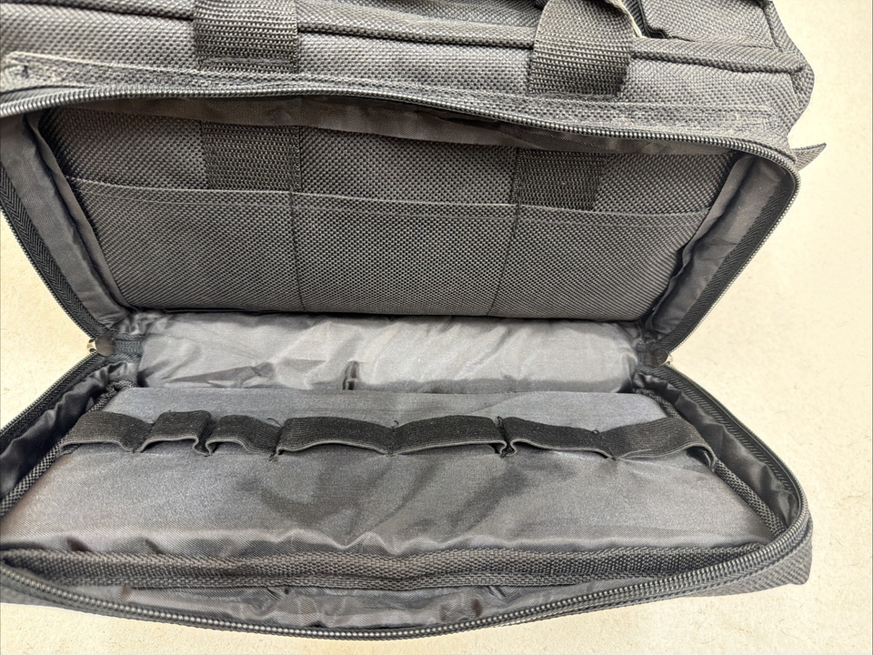 BULLDOG DELUXE BLACK GUN SHOOTING RANGE BAG MODEL BD-910 | eBay