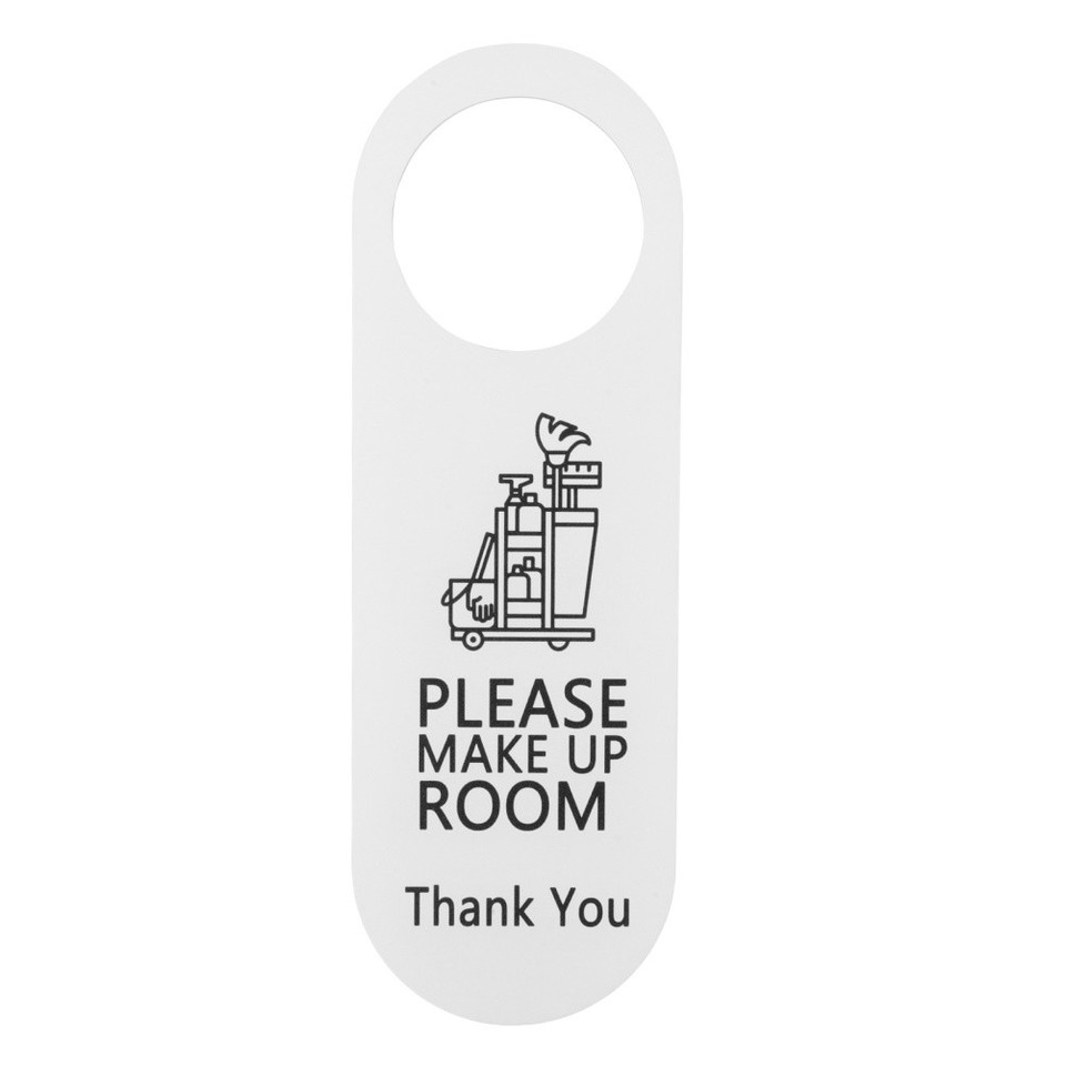 Do Not Disturb Sign Hotel Door Sign Doorknob Hanger Dual Side Hanging ...