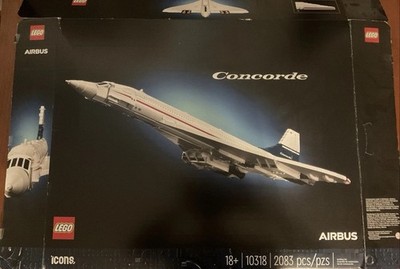 LEGO Icons Airbus Concorde Model 10318 Airplane 2083 pcs. All-built | eBay