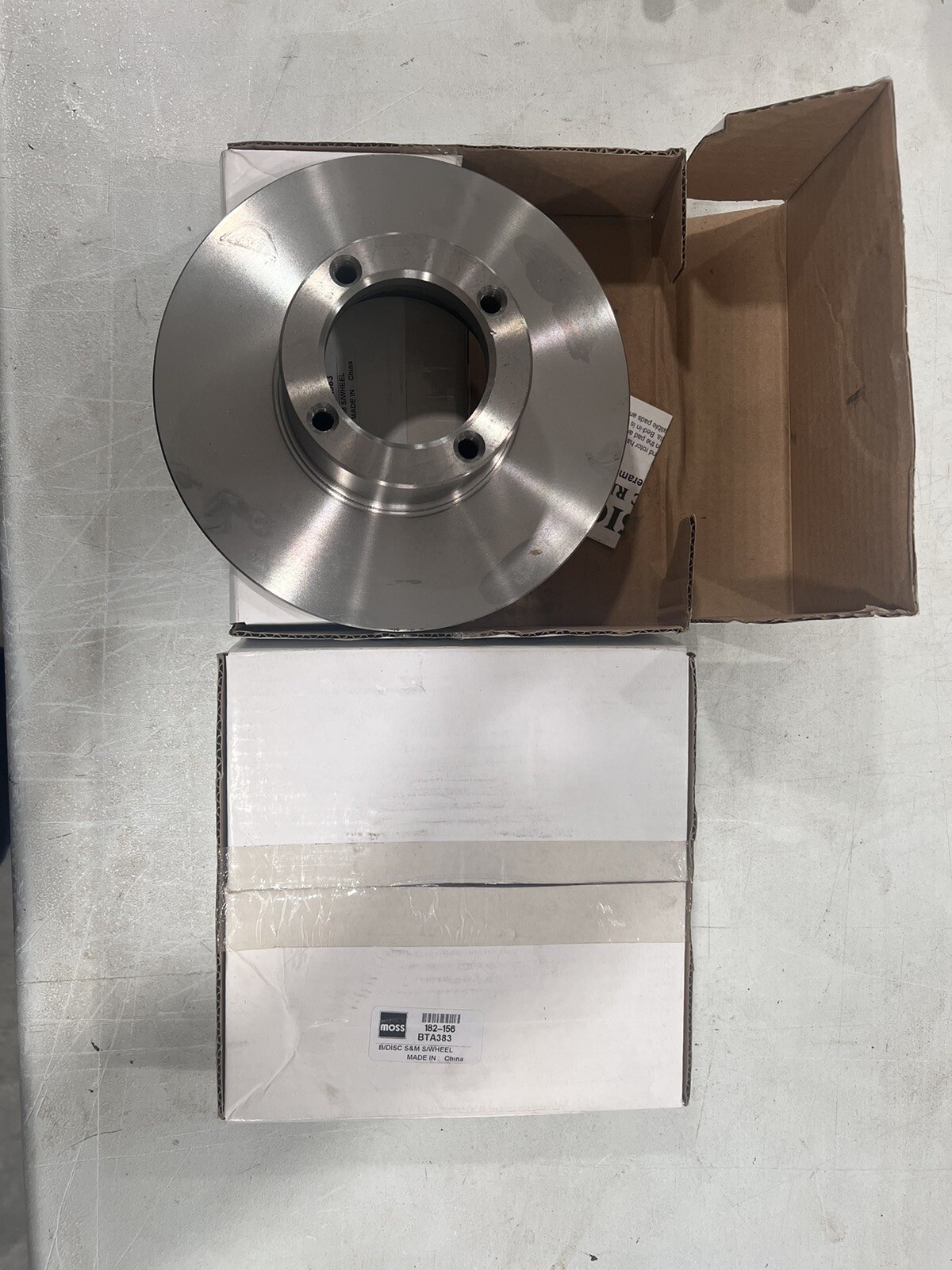 Pair of Brake Rotors for 1969 Austin Healey Sprite MG Midget Moss 182 ...