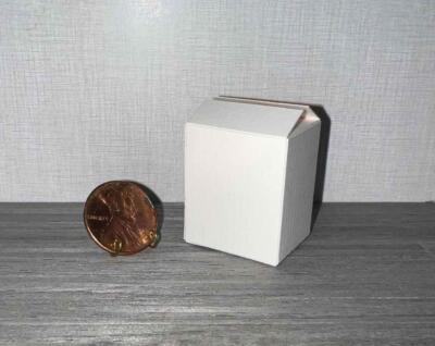MINIATURE DOLLHOUSE 1:12 EMPTY CARDBOARD BOX S34L- 1"W x 13/16"D x 1-1/ ...