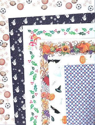 28 Sheets of Seasonal / Holiday Themed Stationery for Scrapbooking | eBay