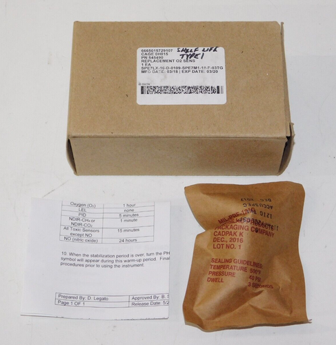 Honeywell Biosystems Phd6 Oxygen O2 Sensor Replacement 54-54-90 for ...