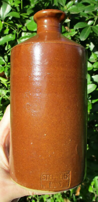 Lovely Victorian Antique Stephens' Inks Salt Glazed Earthenware Ink ...