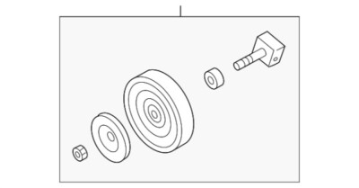 11925-EA010 Nissan Pulley assy-idler 11925EA010, New Genuine OEM Part ...