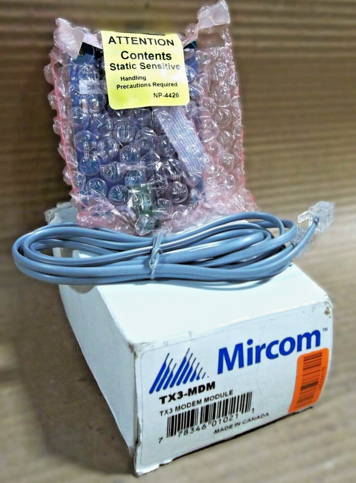 NEW Mircom TX3-MDM Series TX3 Modem Module Telephone Card Access System ...