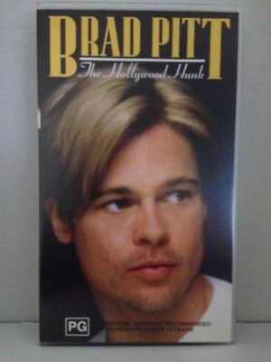 BRAD PITT ~ THE HOLLYWOOD HUNK ~ RARE VHS VIDEO ~ AS NEW/MINT CONDITION ...