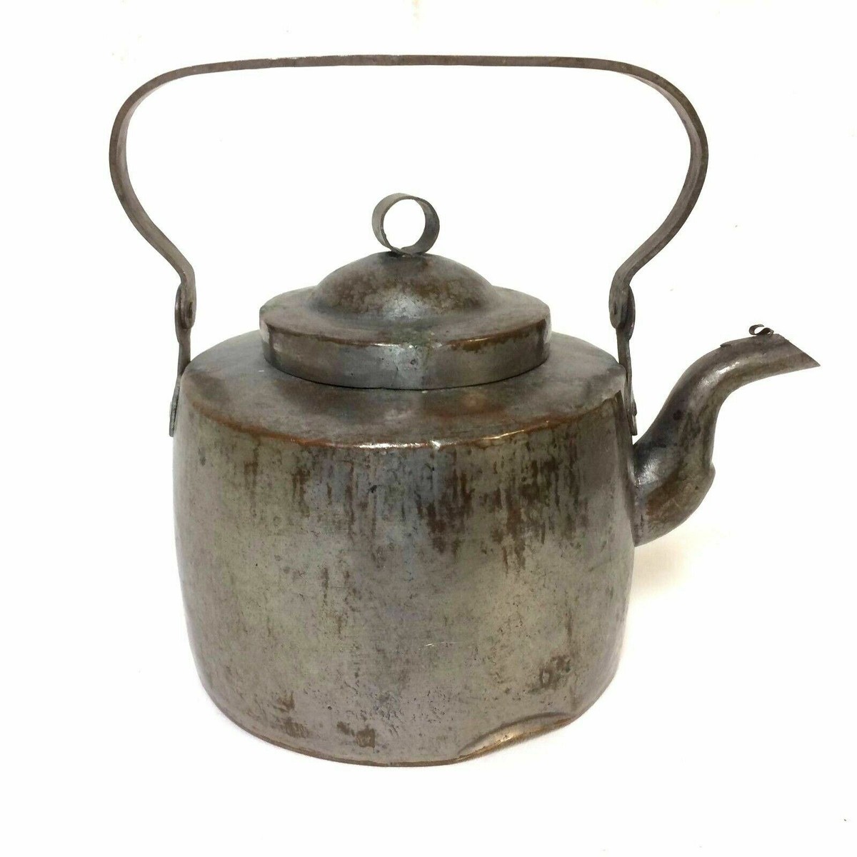 Vintage Chinese Copper Tin Water Kettle Ebay