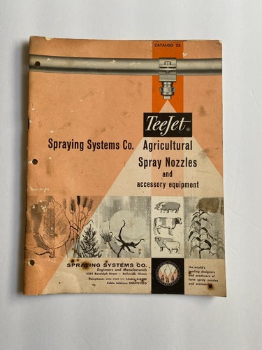 Vintage TeeJet Spraying Systems 1964 Catalog 33 Fair Condition | eBay