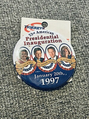 Bill Hillary Clinton Al Tipper Gore 53rd Presidential Inauguration ...
