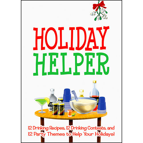 HOLIDAY HELPER GAME, Party Games DRINK RECIPES Christmas WHITE ELEPHANT ...