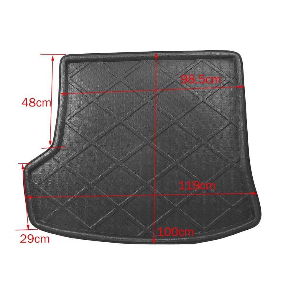 Rear Boot Mats Rubber Trunk Liner Cargo Floor Tray Fit Toyota Corolla ...