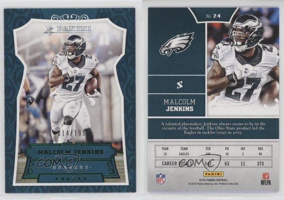 2016 Panini Bravery 14/199 Malcolm Jenkins #24 0o6v | eBay