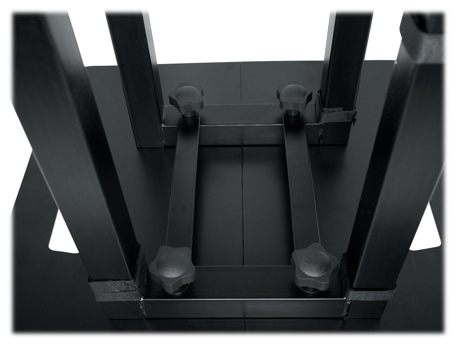 2) Rockville RTP-GO Black Portable Collapsible DJ Totem Light Stands ...