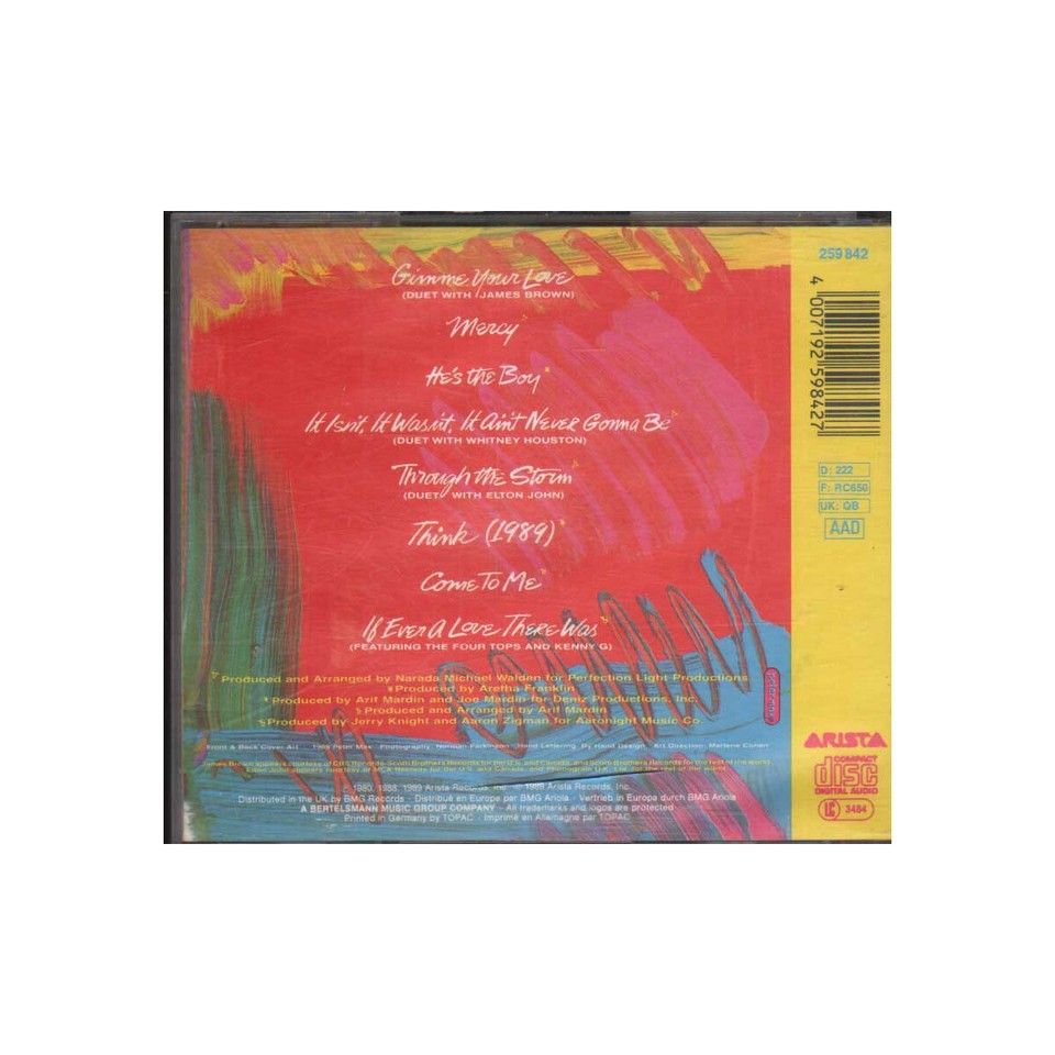 Aretha Franklin CD through the Storm/Arista – 259842 New | eBay