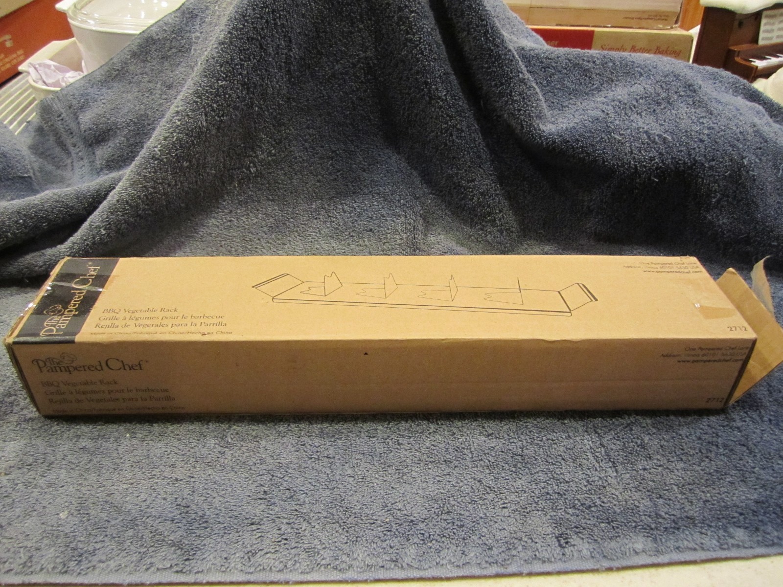 Pampered Chef Grill Vegetable Rack BBQ Steel Cooking Utensils 2712 NIB ...