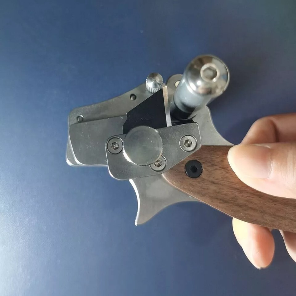 Manual Leather Strip Cutter Roller Type 10-60MM Adjustable Leathercraft ...
