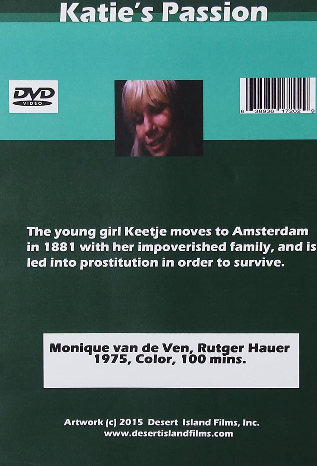 Katie's Passion (DVD) Monique van de Ven Rutger Hauer | eBay