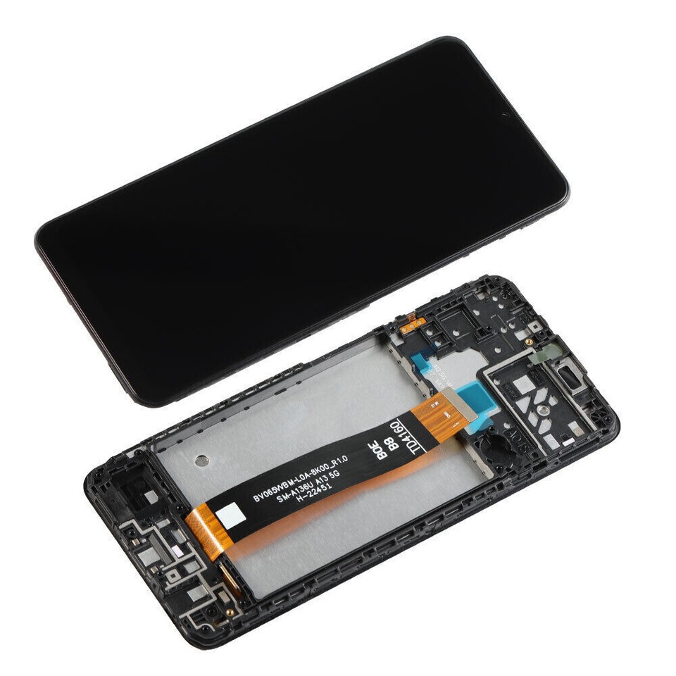 For Samsung Galaxy A04s A047 A047F LCD Screen Touch Digitizer Frame ...